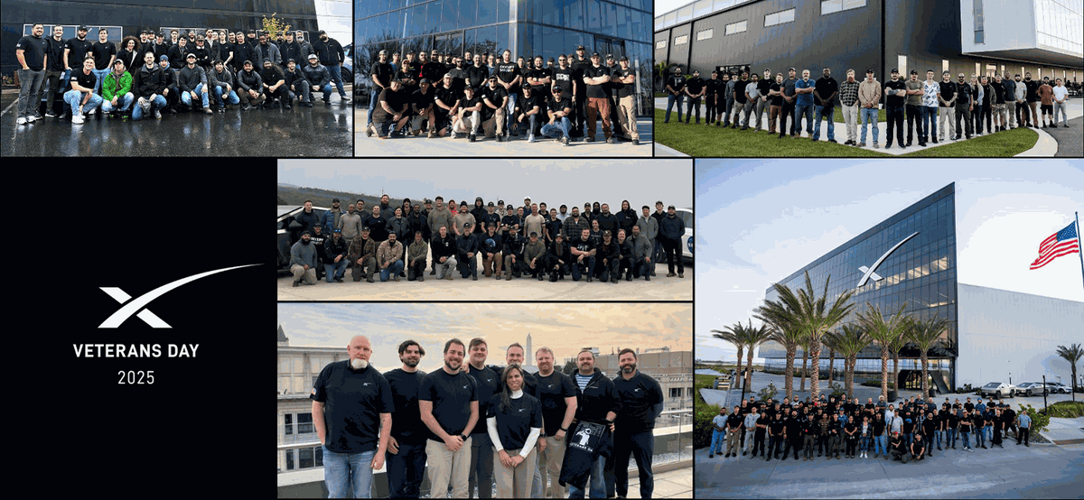 Veterans Day at SpaceX: Honoring Service from the Battlefield to the ...